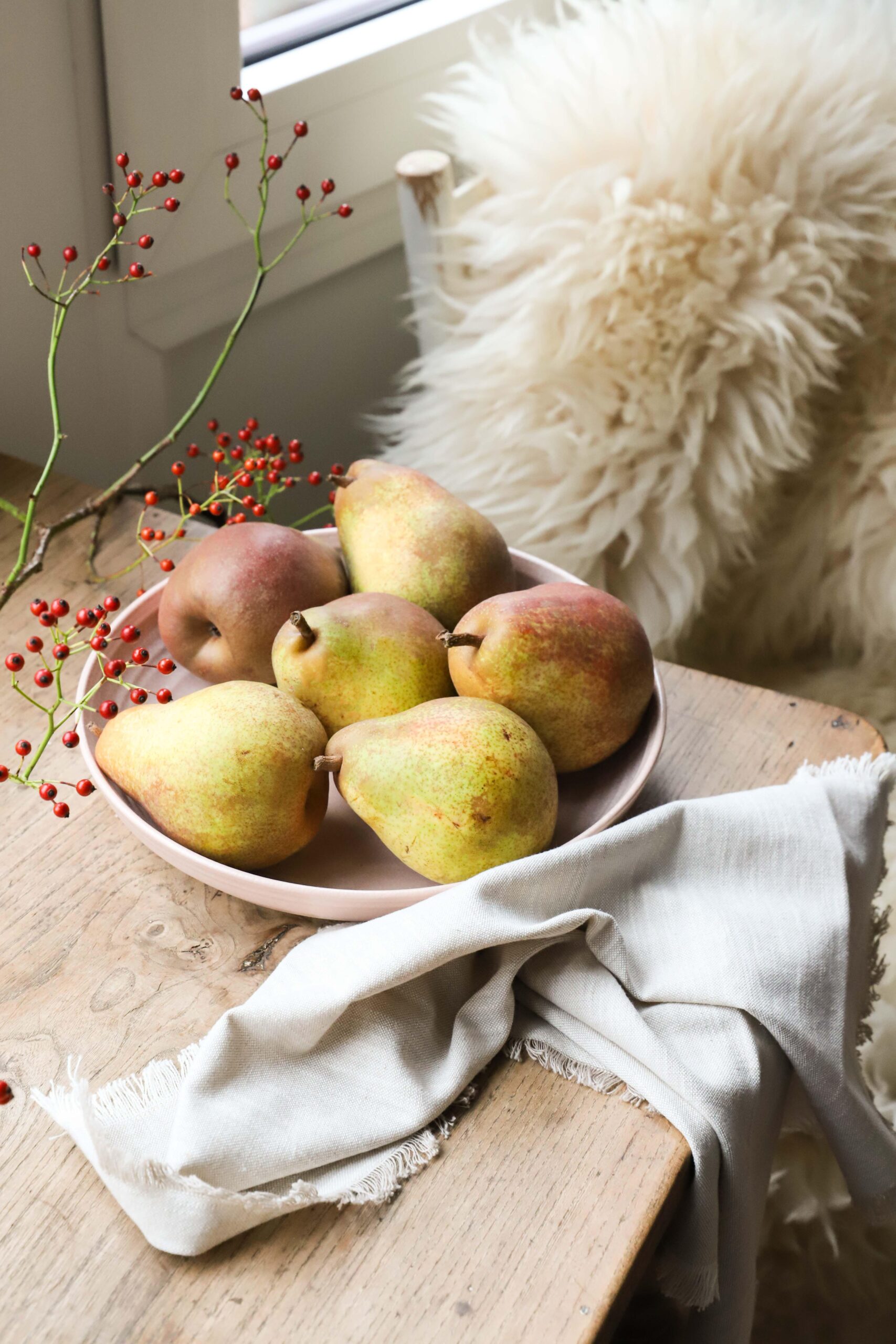 Brickdeegje met peren, witloof, spekjes en blauwe kaas - Manon Van Aerschot